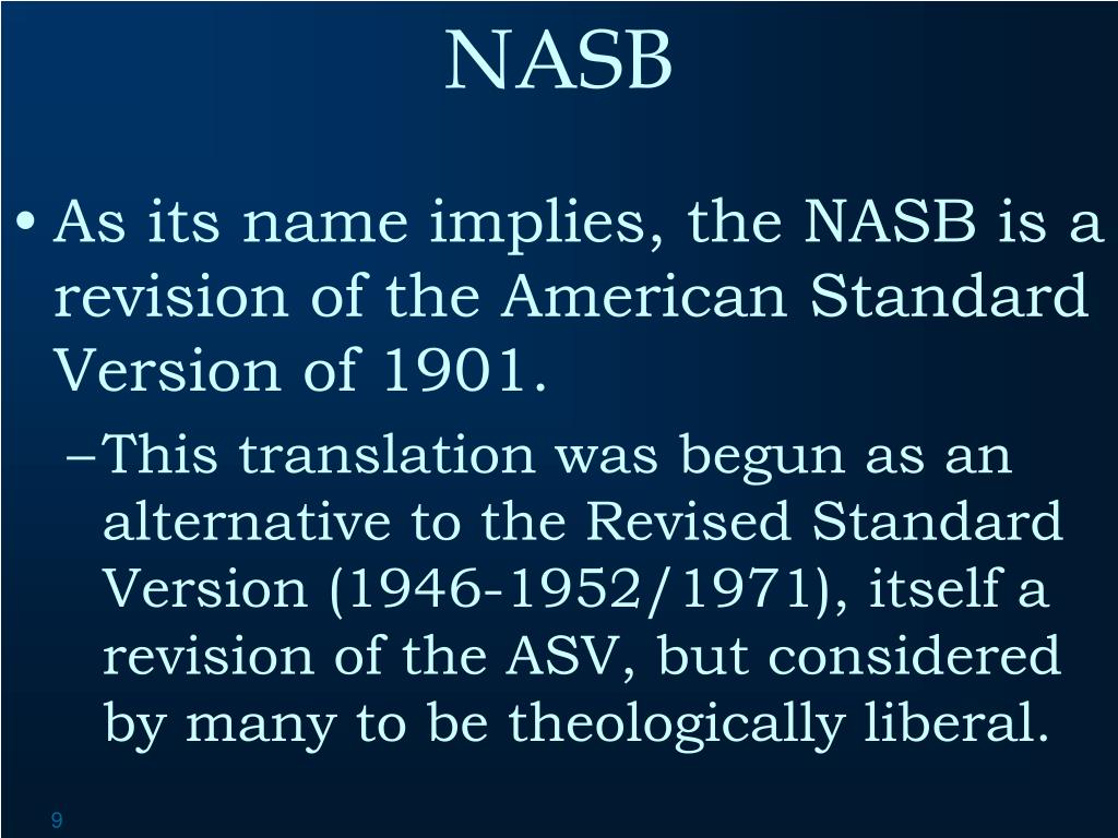 PPT - The New American Standard Bible PowerPoint Presentation, free ...