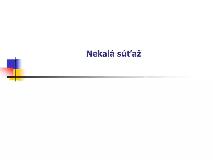 PPT - Nekalá súťaž PowerPoint Presentation, free download - ID:4403165