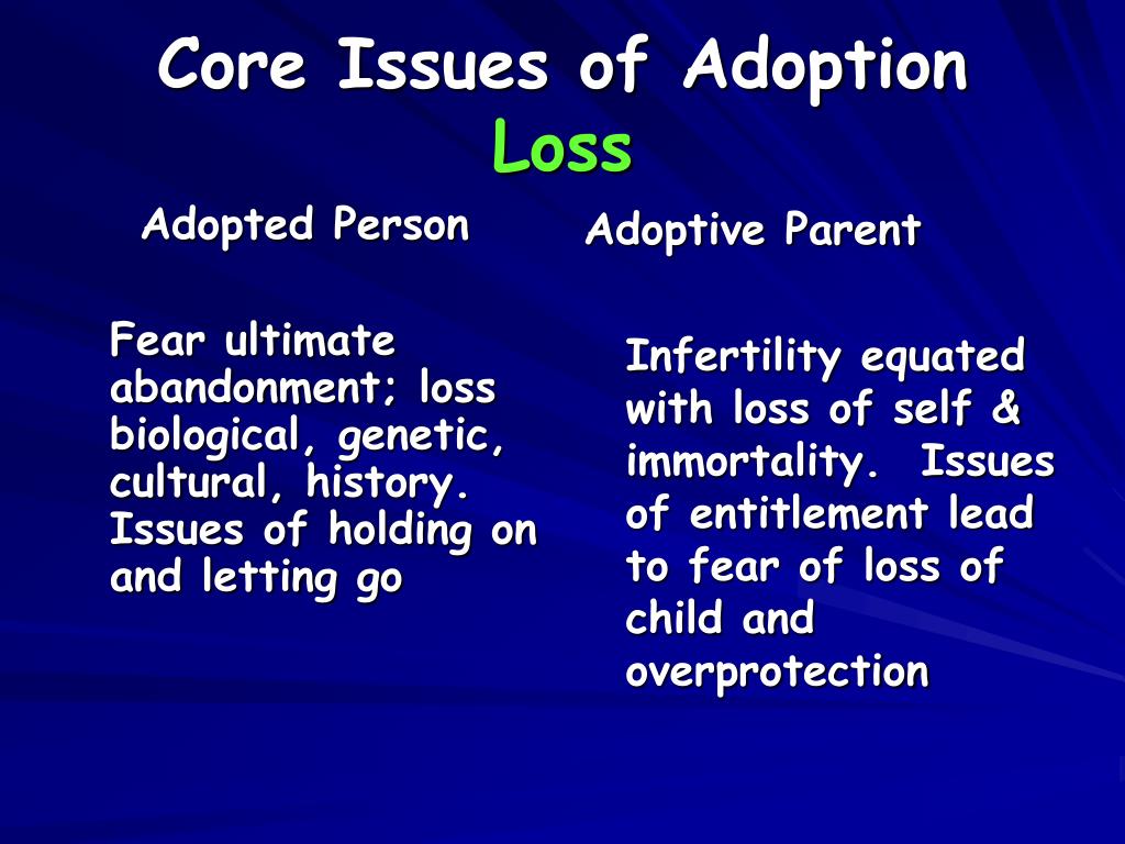PPT - Core Clinical Issues in Foster Care and Adoption PowerPoint ...