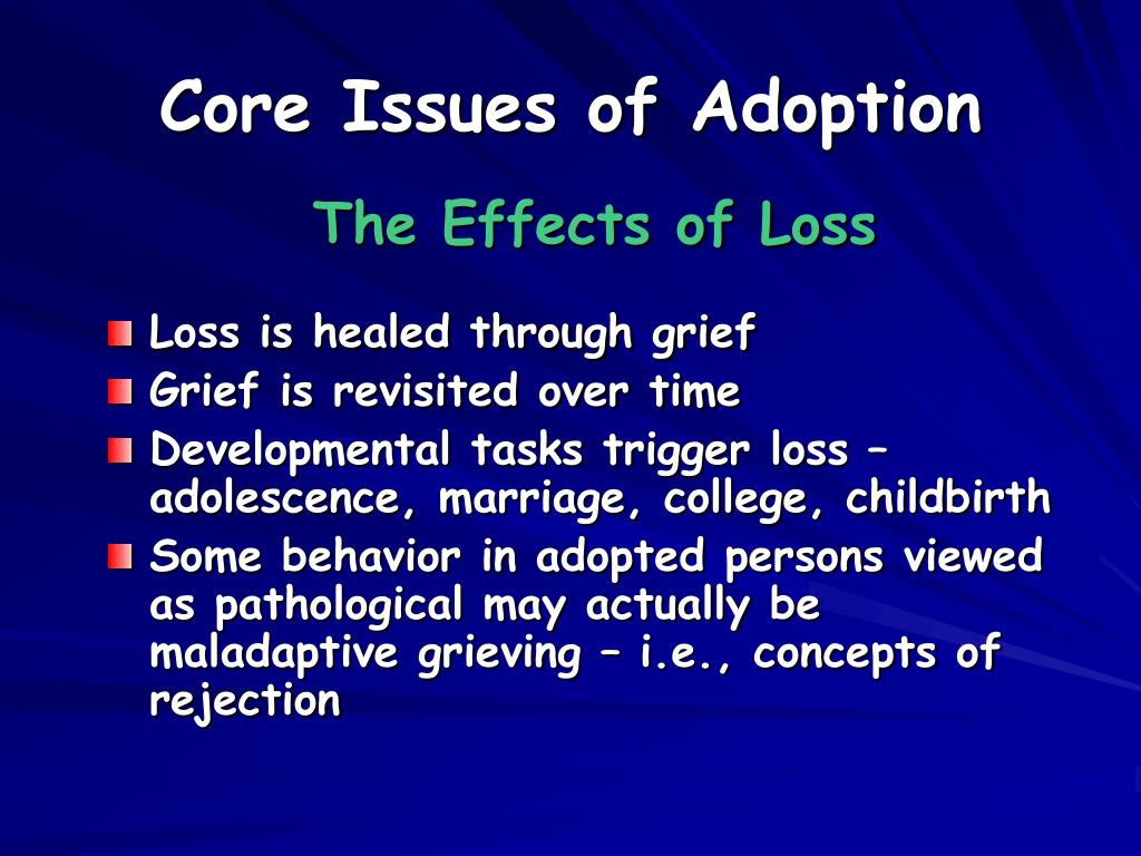 PPT - Core Clinical Issues in Foster Care and Adoption PowerPoint ...
