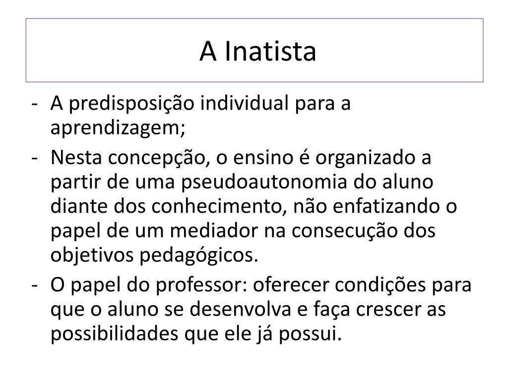 PPT - A aprendizagem na psicologia da educação Aula 2 PowerPoint ...