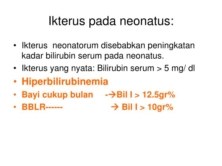PPT - Hiperbilirubinemia PowerPoint Presentation - ID:4405378
