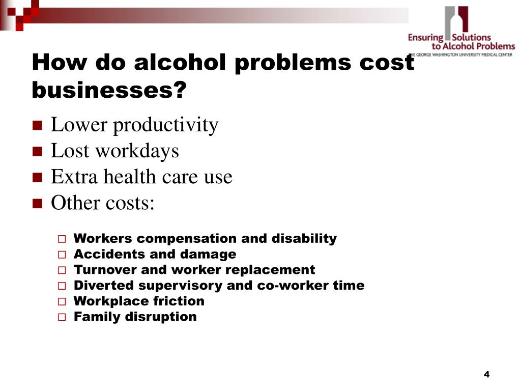 PPT - Ensuring Solutions to Alcohol Problems THE GEORGE WASHINGTON ...