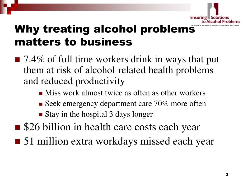 PPT - Ensuring Solutions to Alcohol Problems THE GEORGE WASHINGTON ...