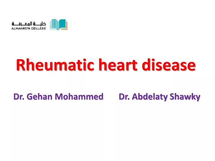 PPT - Rheumatic heart disease PowerPoint Presentation, free download ...