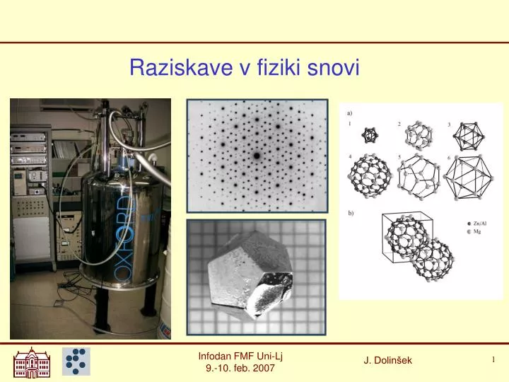 PPT - Raziskave v fiziki snovi PowerPoint Presentation, free download ...