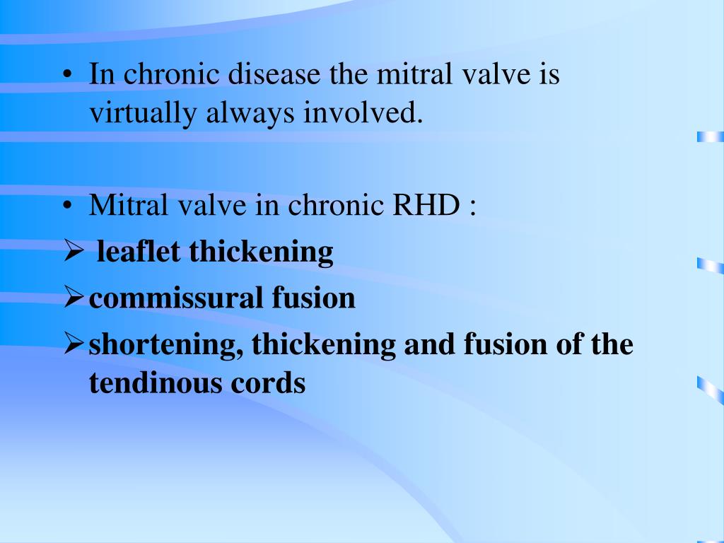 PPT - Pathology of rheumatic fever, IE & Valvular diseases DR. AMMAR AL ...