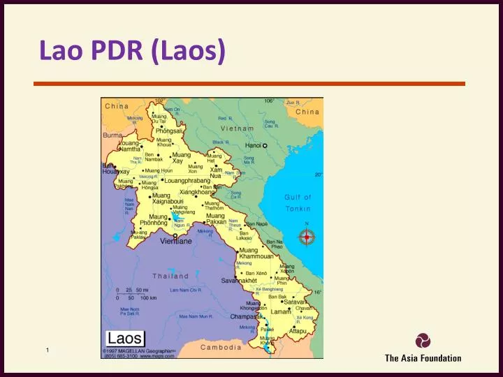 PPT - Lao PDR (Laos) PowerPoint Presentation, free download - ID:4408211