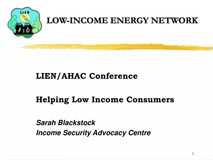 PPT - LOW-INCOME ENERGY NETWORK PowerPoint Presentation, free download ...