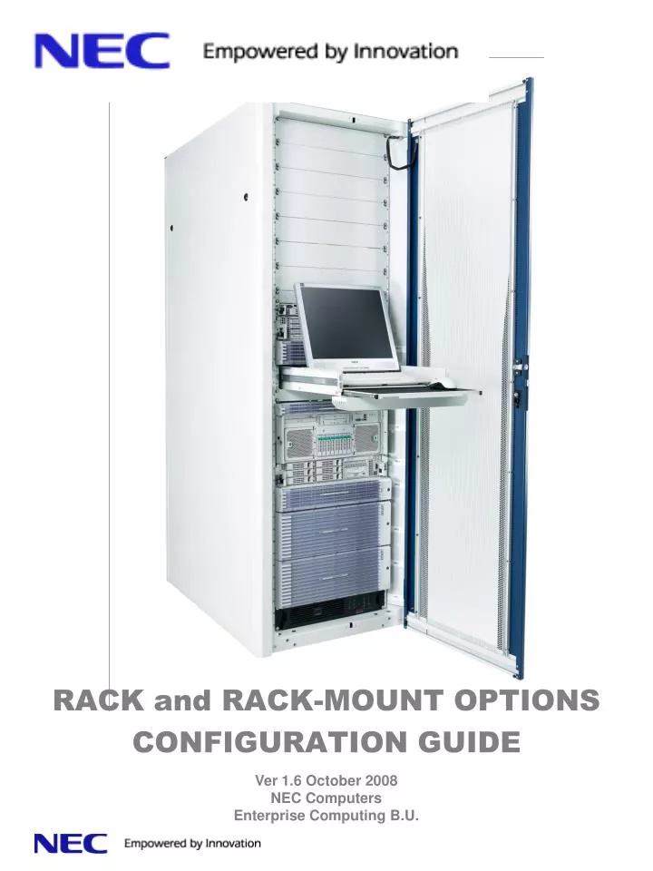 PPT - RACK and RACK-MOUNT OPTIONS CONFIGURATION GUIDE PowerPoint ...