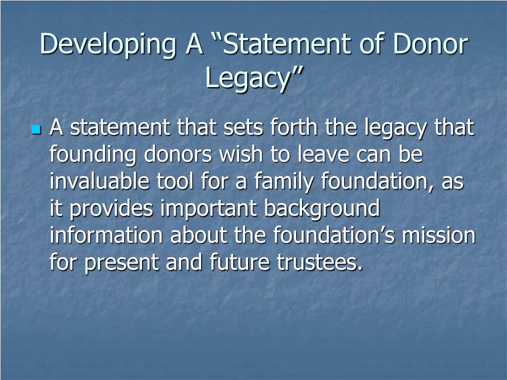 PPT - Organizational Giving: Family Foundations & Corporate Giving ...