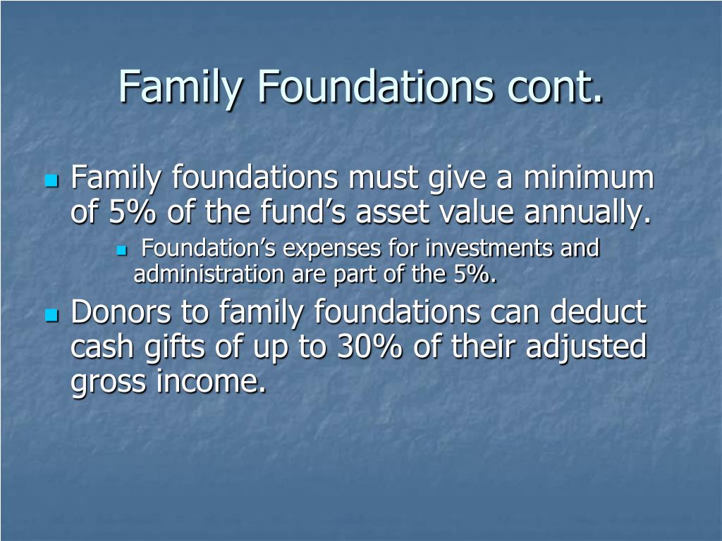 PPT - Organizational Giving: Family Foundations & Corporate Giving ...