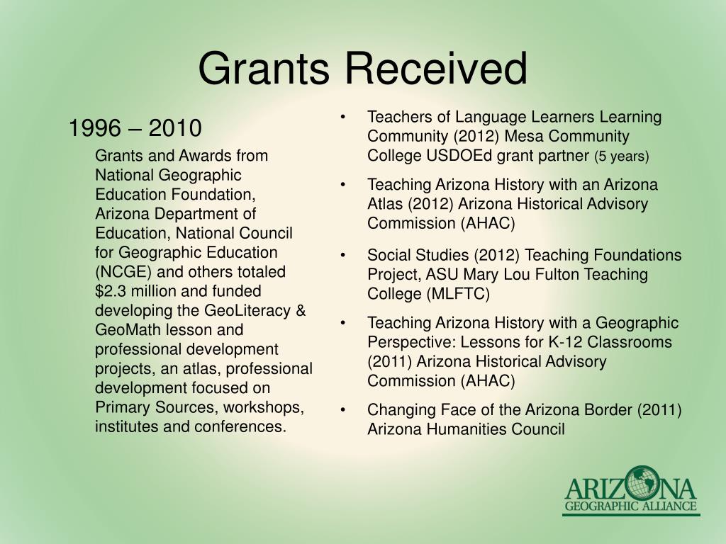 PPT - Arizona Geographic Alliance (AzGA) PowerPoint Presentation, free ...