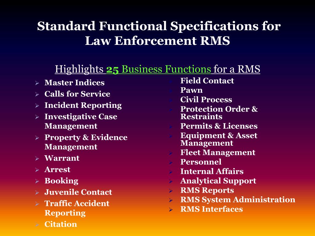 PPT - Law Enforcement Information Technology Standards Council (LEITSC ...