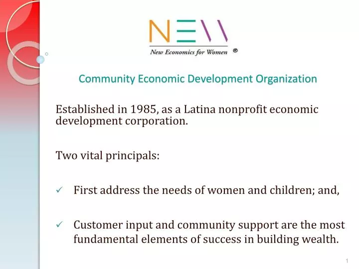 PPT - Community Economic Development Organization PowerPoint ...