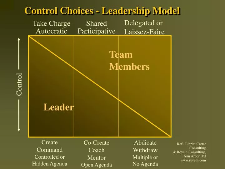 PPT - Control Choices - Leadership Model PowerPoint Presentation, free ...