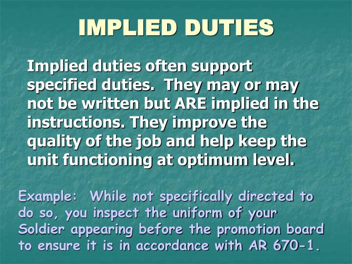 PPT - Duties, Responsibilities and Authority of a NCO PowerPoint ...