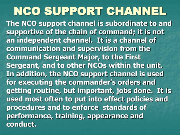 PPT - Duties, Responsibilities and Authority of a NCO PowerPoint ...
