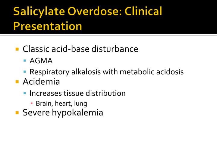 PPT - Salicylate Toxicity: Avoiding the Pitfalls PowerPoint ...