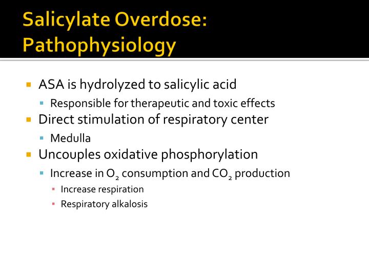 PPT - Salicylate Toxicity: Avoiding the Pitfalls PowerPoint ...