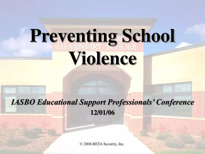 PPT - Preventing School Violence PowerPoint Presentation, free download ... PPT - Preventing School Violence PowerPoint Presentation, free download ...