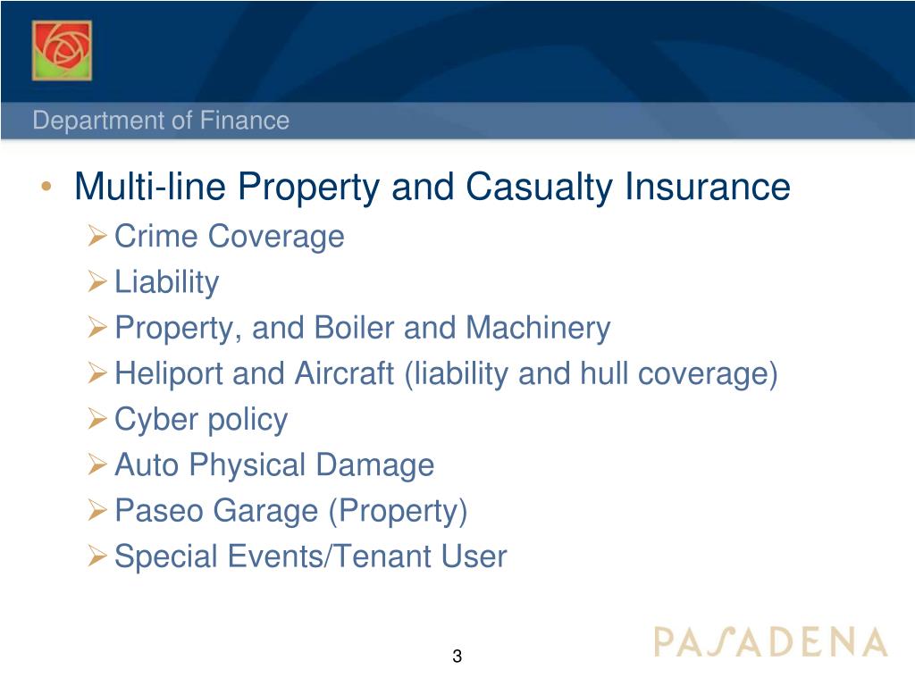PPT - City of Pasadena Insurance Renewal PowerPoint Presentation, free ...