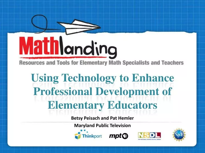 PPT - Using Technology to Enhance Professional Development of ...