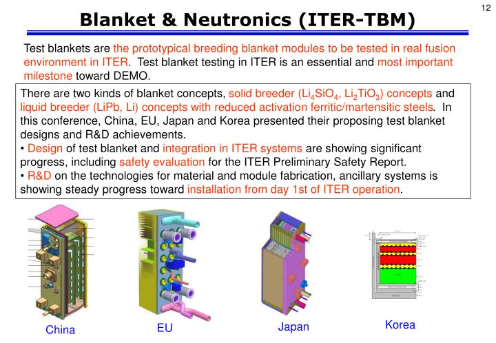 PPT - Summary on ITER activities & Fusion Technology Masahiro SEKI JAEA ...