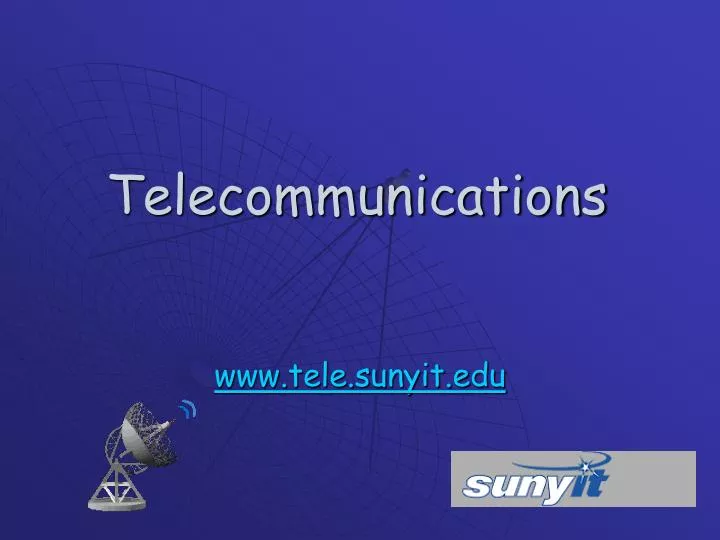 PPT - Telecommunications PowerPoint Presentation, free download - ID ...