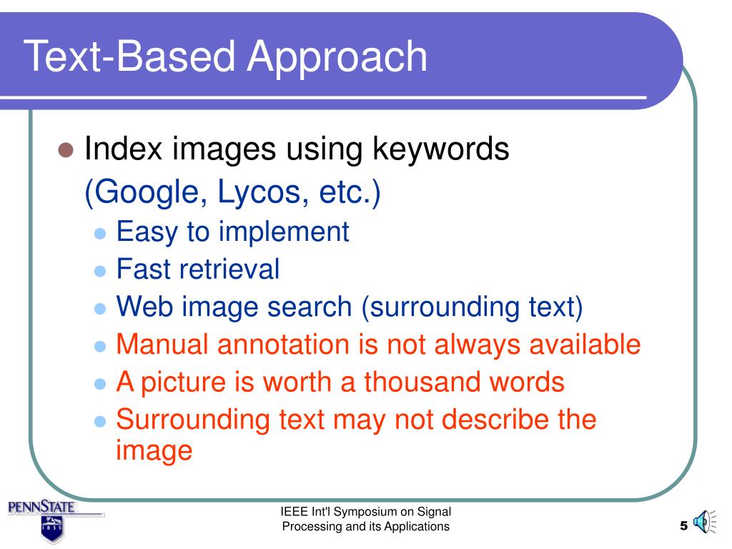 PPT An Unsupervised Learning Approach To Content Based Image 