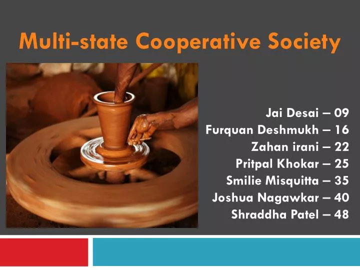 PPT - Multi-state Cooperative Society PowerPoint Presentation, free ...