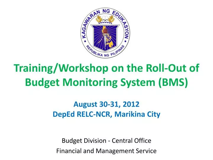 PPT - Budget Division - Central Office Financial and Management Service ...