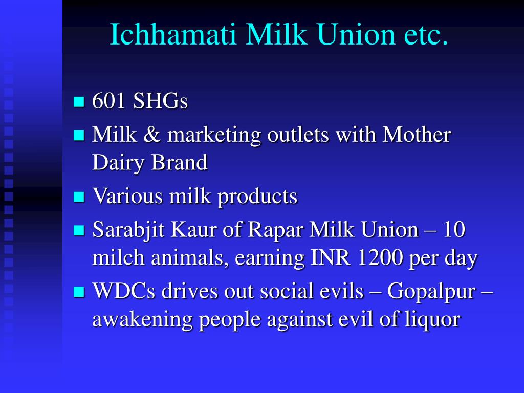 PPT - Role of a Woman Leader in Cooperative Dairy Movement: Story of ...