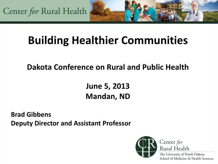 PPT - Building Healthier Communities PowerPoint Presentation, free ...