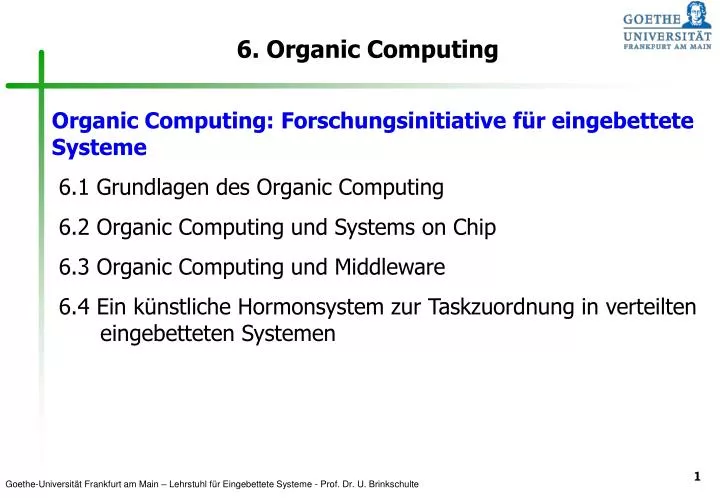 PPT - 6. Organic Computing PowerPoint Presentation, free download - ID ...