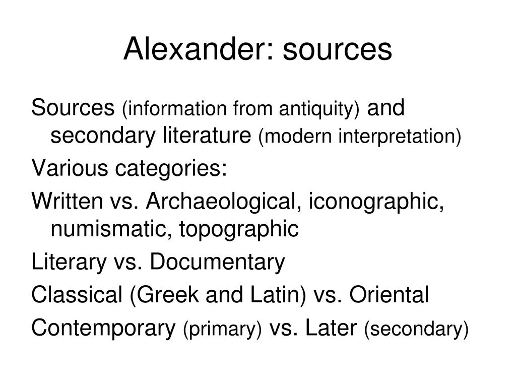PPT - Achaemenid Persian Empire and Alexander the Great: sources ...