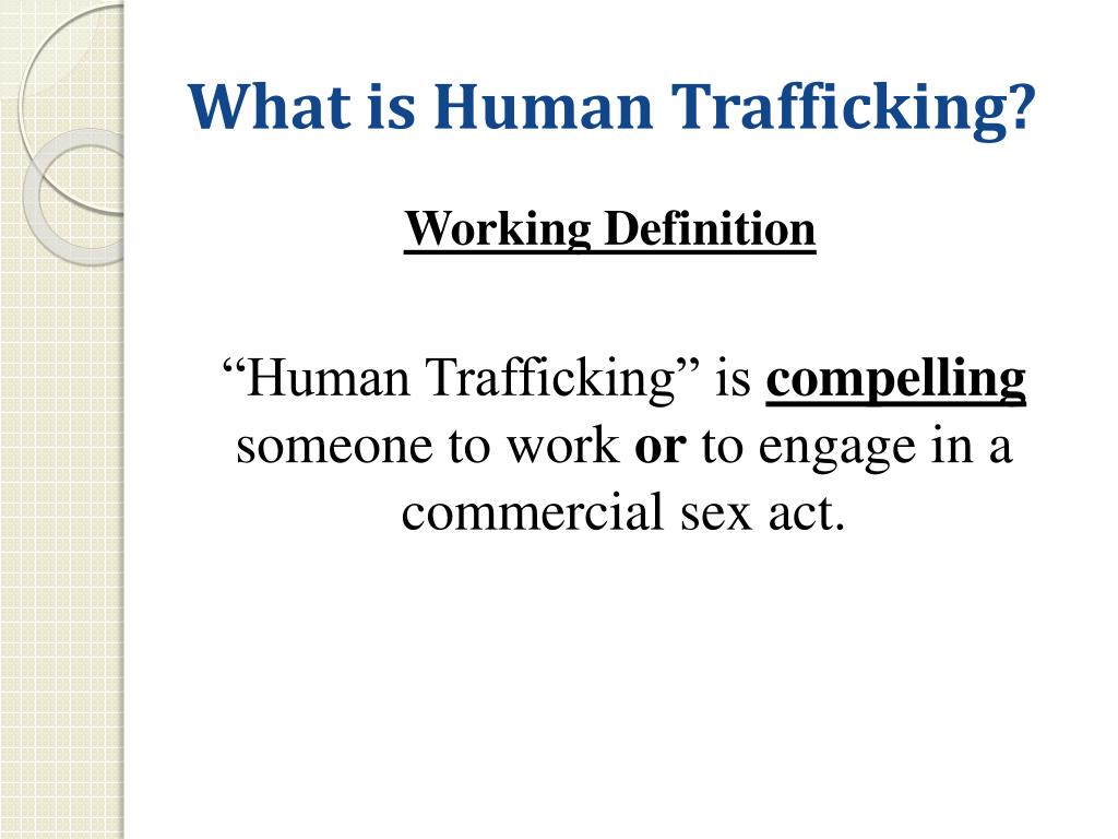 Ppt Human Trafficking United States Commission On Civil Rights
