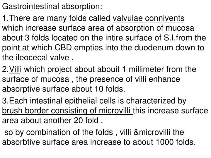 PPT - Gastrointestinal absorption: PowerPoint Presentation, free ...