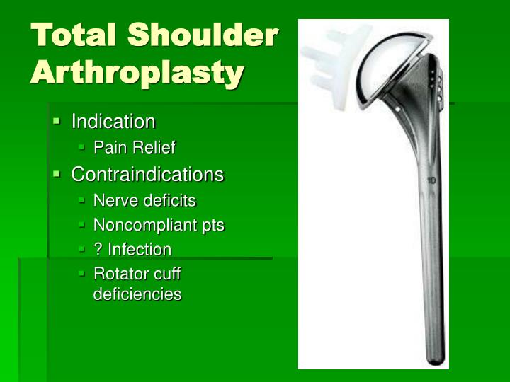 PPT - Shoulder Arthroplasty PowerPoint Presentation - ID:4419492