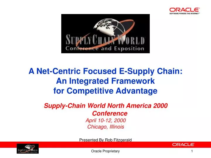 PPT - A Net-Centric Focused E-Supply Chain: An Integrated Framework for ...