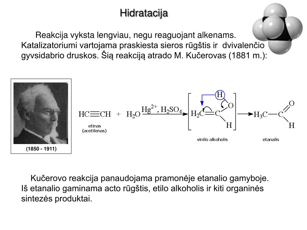PPT - Nesotieji angliavandeniliai Alkinai PowerPoint Presentation, free ...