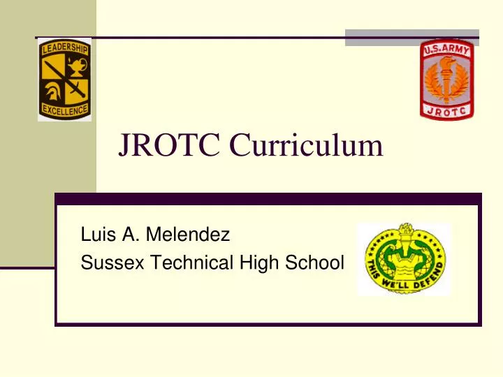 PPT - JROTC Curriculum PowerPoint Presentation, free download - ID:4420579