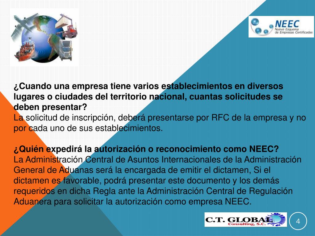 PPT - ¿Qué es el Nuevo Esquema de Empresas Certificadas (NEEC ...
