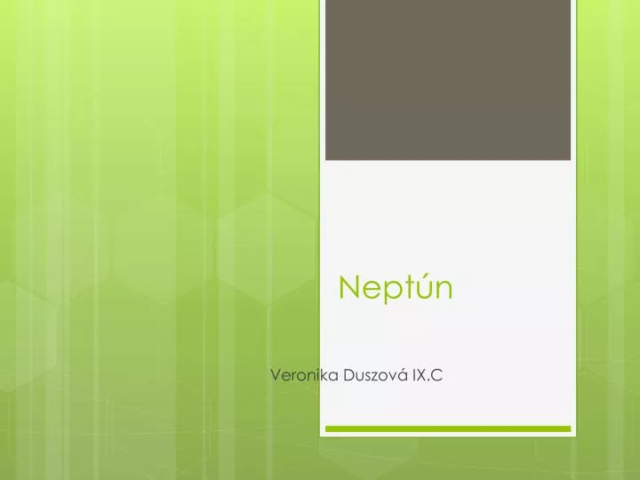 PPT - Neptún PowerPoint Presentation, free download - ID:4421824
