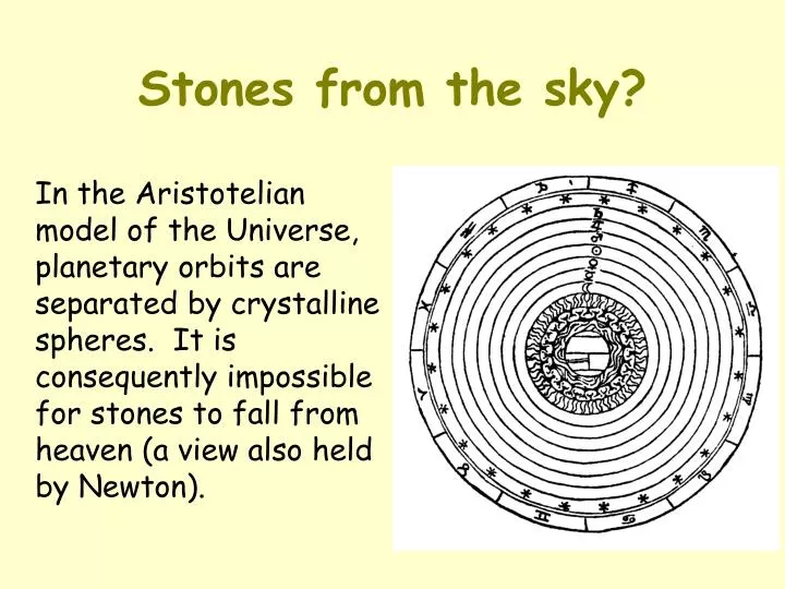 PPT - Stones from the sky? PowerPoint Presentation, free download - ID ...