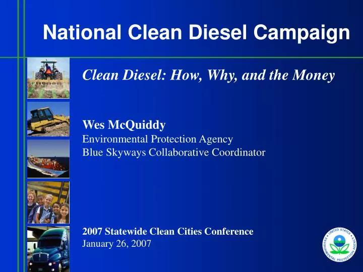 PPT - National Clean Diesel Campaign PowerPoint Presentation, free ...