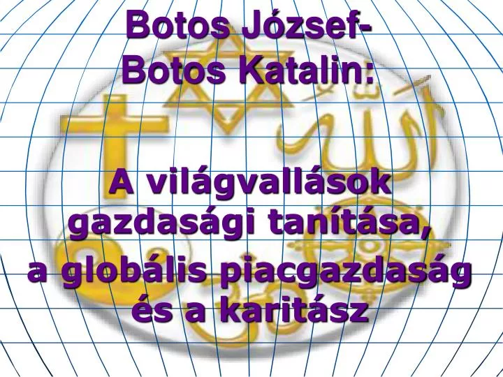 PPT - Botos József- Botos Katalin: PowerPoint Presentation, free download - ID:4422834