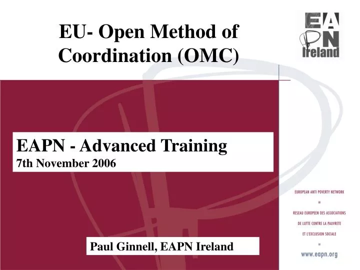 PPT - EU- Open Method of Coordination (OMC) PowerPoint Presentation ...