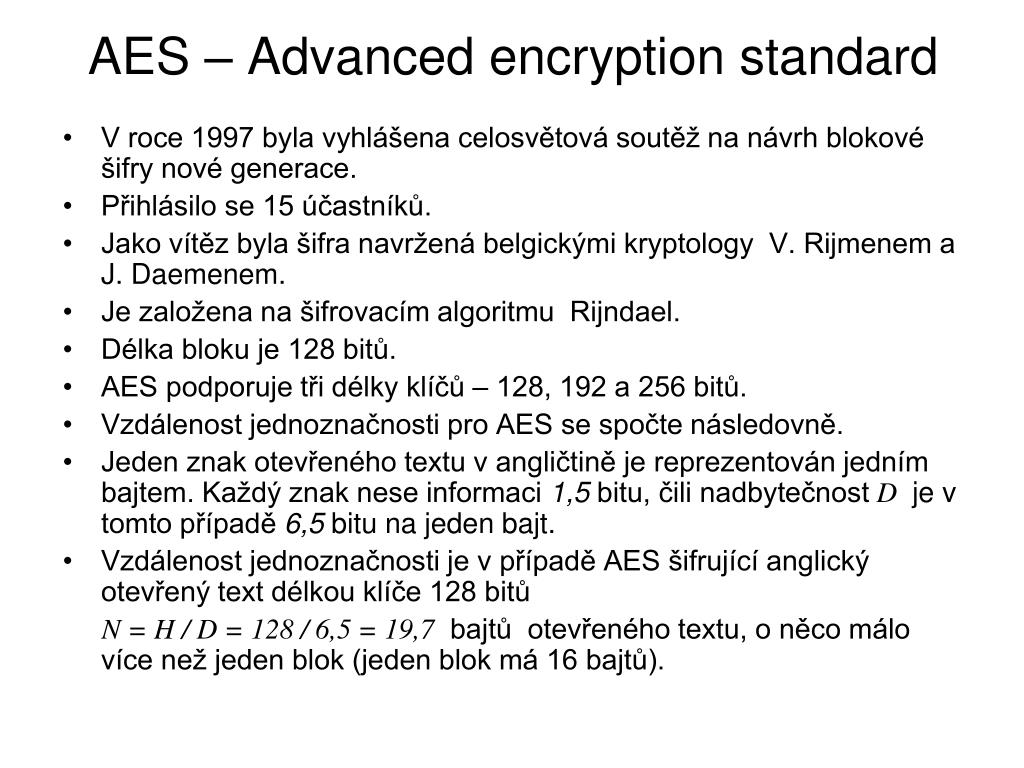 PPT - Úvod do klasických a moderních metod šifrování PowerPoint ...
