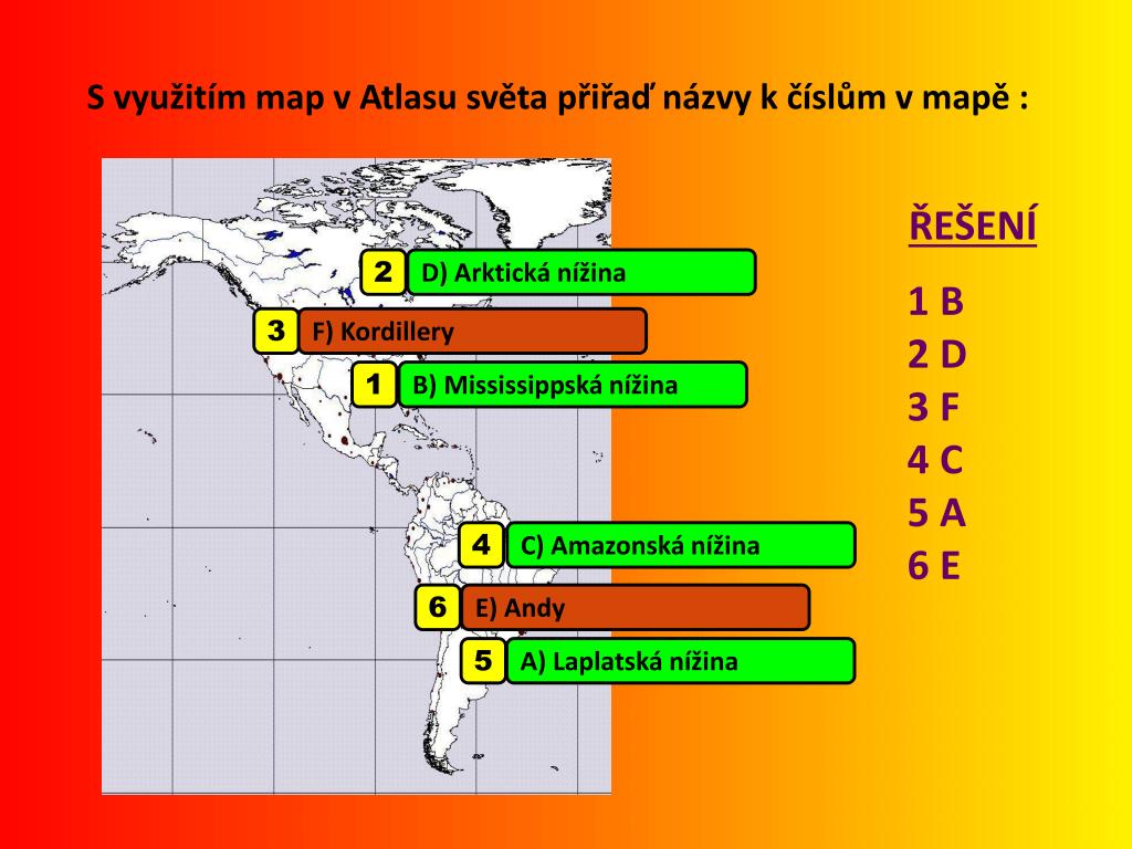 PPT - AMERIKA Povrch a rozloha III2-Z7-I-02 PowerPoint Presentation ...
